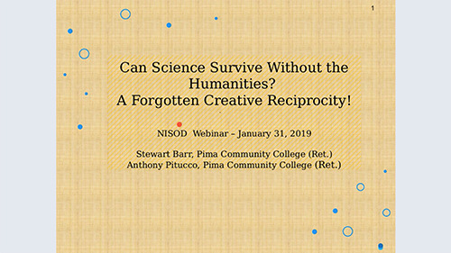 Can Science Survive Without the Humanities? - NISOD
