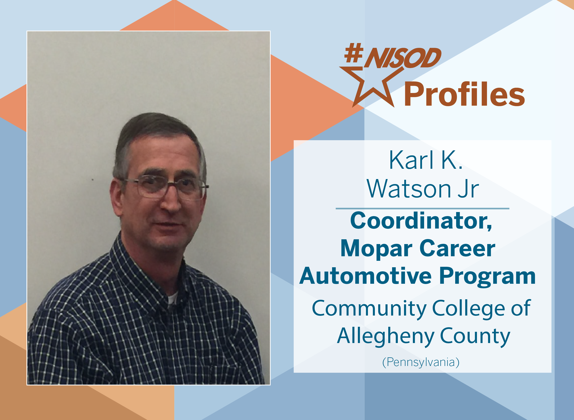 #NISODProfiles - Karl K. Watson Jr. - NISOD
